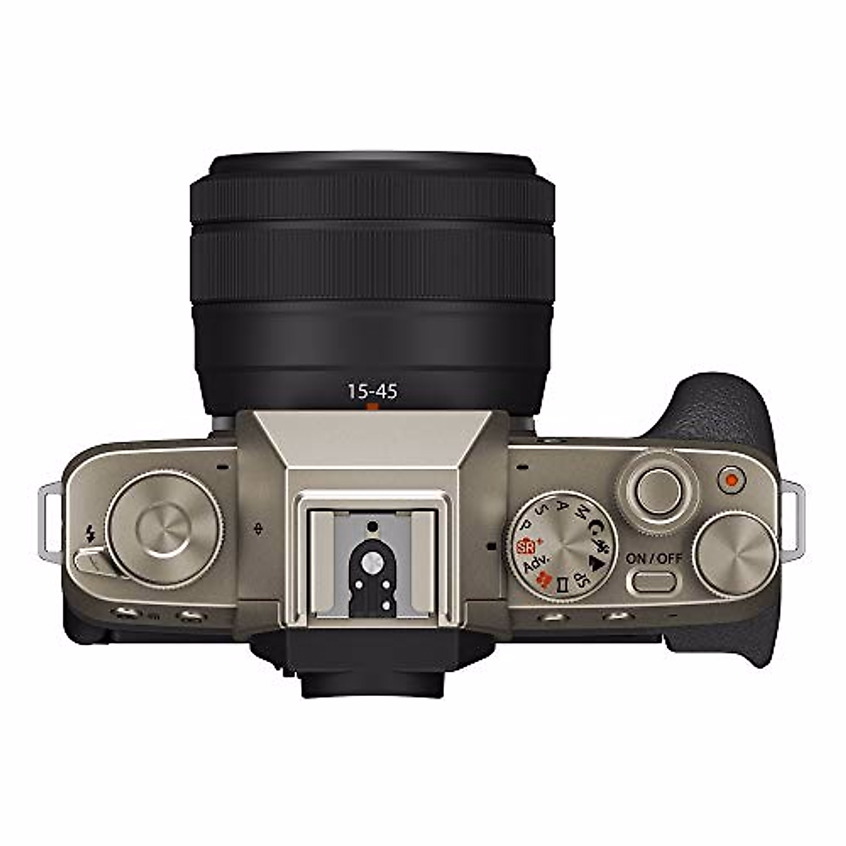 Fujifilm X-T200 Mirrorless Digital Camera w/XC15-45mm Kit - Champagne Gold