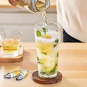 OTE Portable Carbonated Water Machine, Soda Maker for Home 450ml, Sparkling Water Maker Single Bottle (CO2_8G-40PCS)