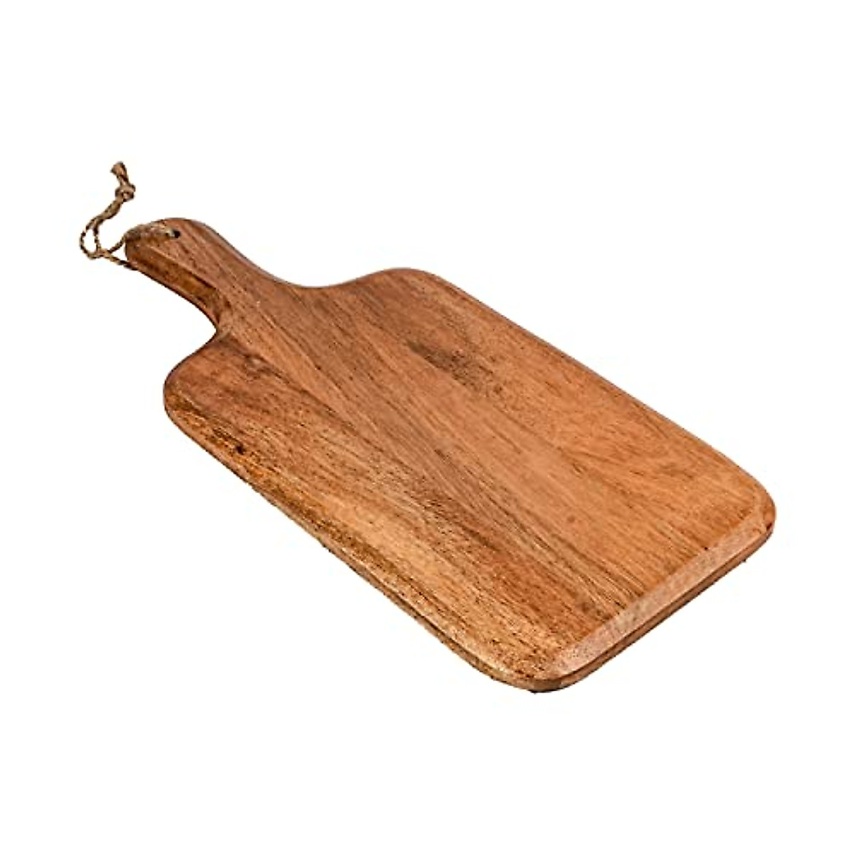 Samhita Acacia Wood Cutting Board, for Meat, Cheese, Bread, Vegetables & Fruits, with Grip Handle (15" x 7")