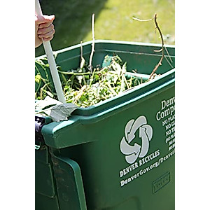 TAMP-IT Touchless Hand Trash Compactor Tool, Safely Manage Overflowing Trash & Recycling (18" - 10" x 6")