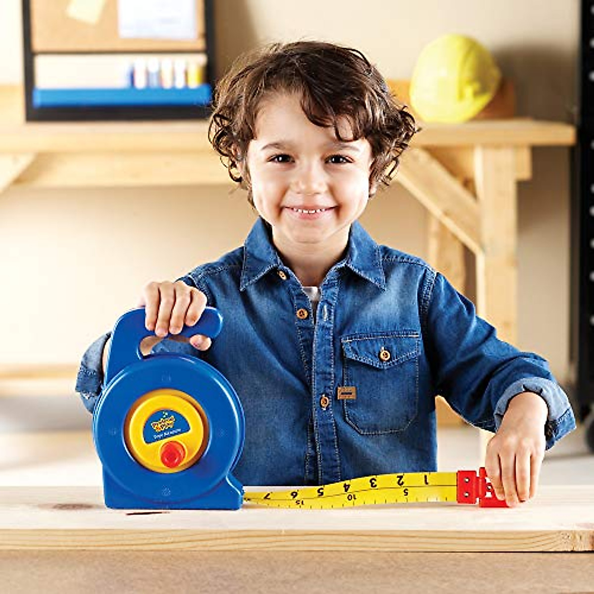 Learning Resources Pretend Play 3" Long Tape Measure - Ages 3+ Kids Measuring Tape, Measuring Tape Retractable, Educational Toys for Kids