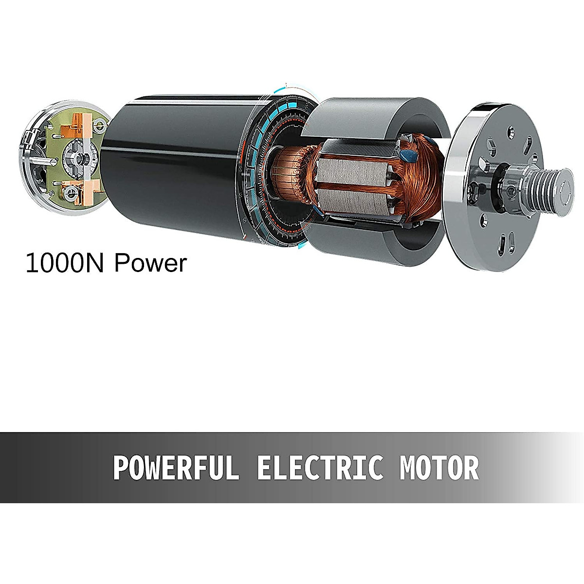 VEVOR Motorized TV Lift Stroke Length 35 Inches Motorized TV Mount Fit for 37-65 Inch TV Lift with Remote Control Height Adjustable 28.7-64.2 Inch,Load Capacity 130 Lbs