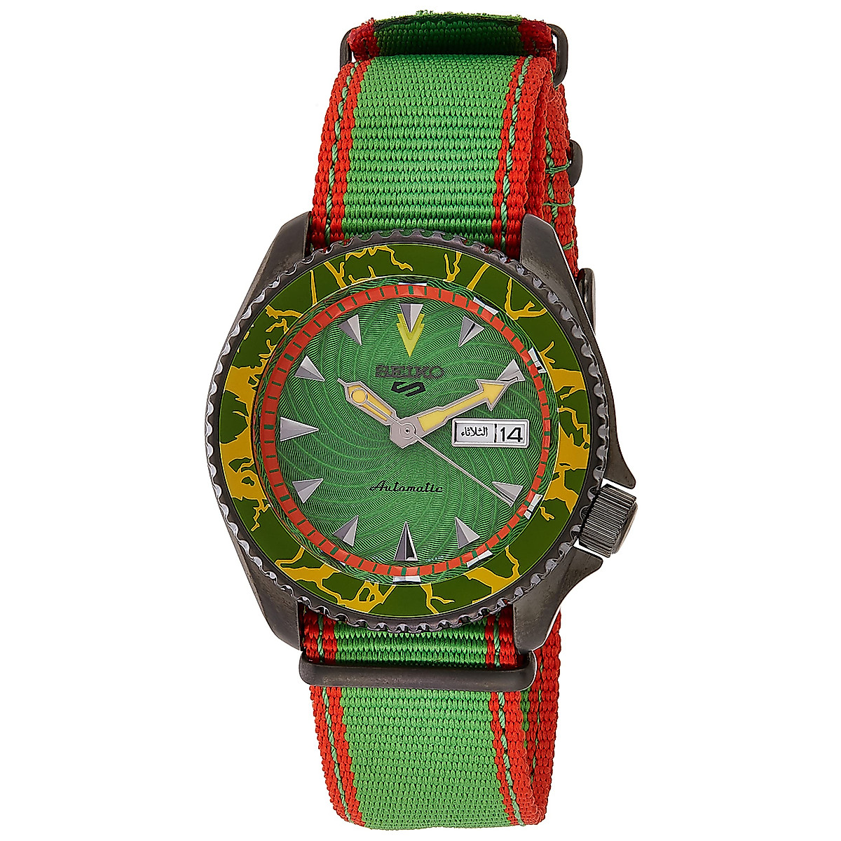 SEIKO 5 Sports Street Fighter Blanka Limited Edition Automatic Srpf23 Srpf23K1 Srpf23K 100M Men's Watch
