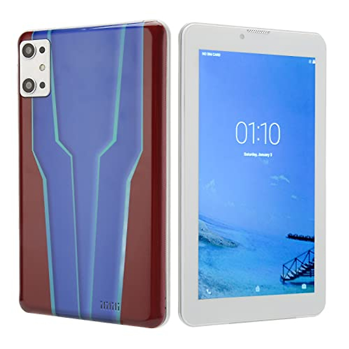 Tablet PC, 7 Inch LCD 5G WiFi Office Tablet US Plug 100‑240V for Home (US Plug)