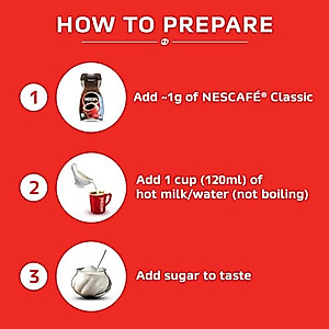 Nescafe Classic Coffee, Glass Jar, 100g
