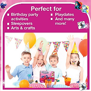 PURPLE LADYBUG DIY Sparkly Girls Jewelry Box for Girls 8-12 Yrs Old - Fun 10 9 8 7 6 Year Old Girl Birthday Gift Idea & Crafts for Girls 8-12 - Girl Toys 8-10, Arts and Crafts for Kids Ages 6-8 Girls