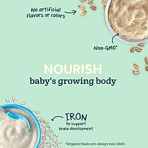 Gerber Baby Cereal Organic 1st Foods, Rice Cereal, 8 Ounce (Pack of 6)