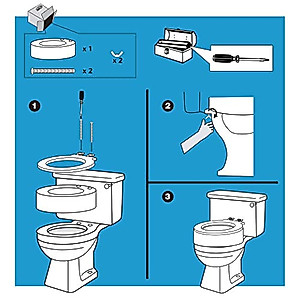 Carex Toilet Seat Riser, Elongated Raised Toilet Seat Adds 3.5 inches to Toilet Height, for Assistance Bending or Sitting, 300 Pound Weight Capacity Toilet Riser