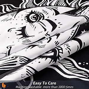 Urbanstrive Not Fade Machine Washable Mandala Tapestry Wall Hanging Trippy Hippie Bohemian Psychedelic Wall Tapestry for Bedroom Living Room, Blue White, Small (28.7x37.4 Inches)(73x95 cm)