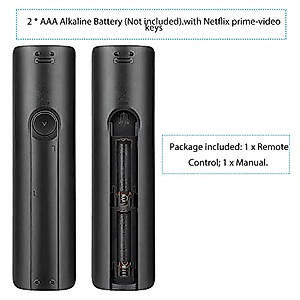 【Pack of 2】 Universal Remote Control for Samsung TV Remote, Replacement for All Samsung LCD LED HDTV 3D Smart TVs Models with Netflix, Video and Samsung TV Plus