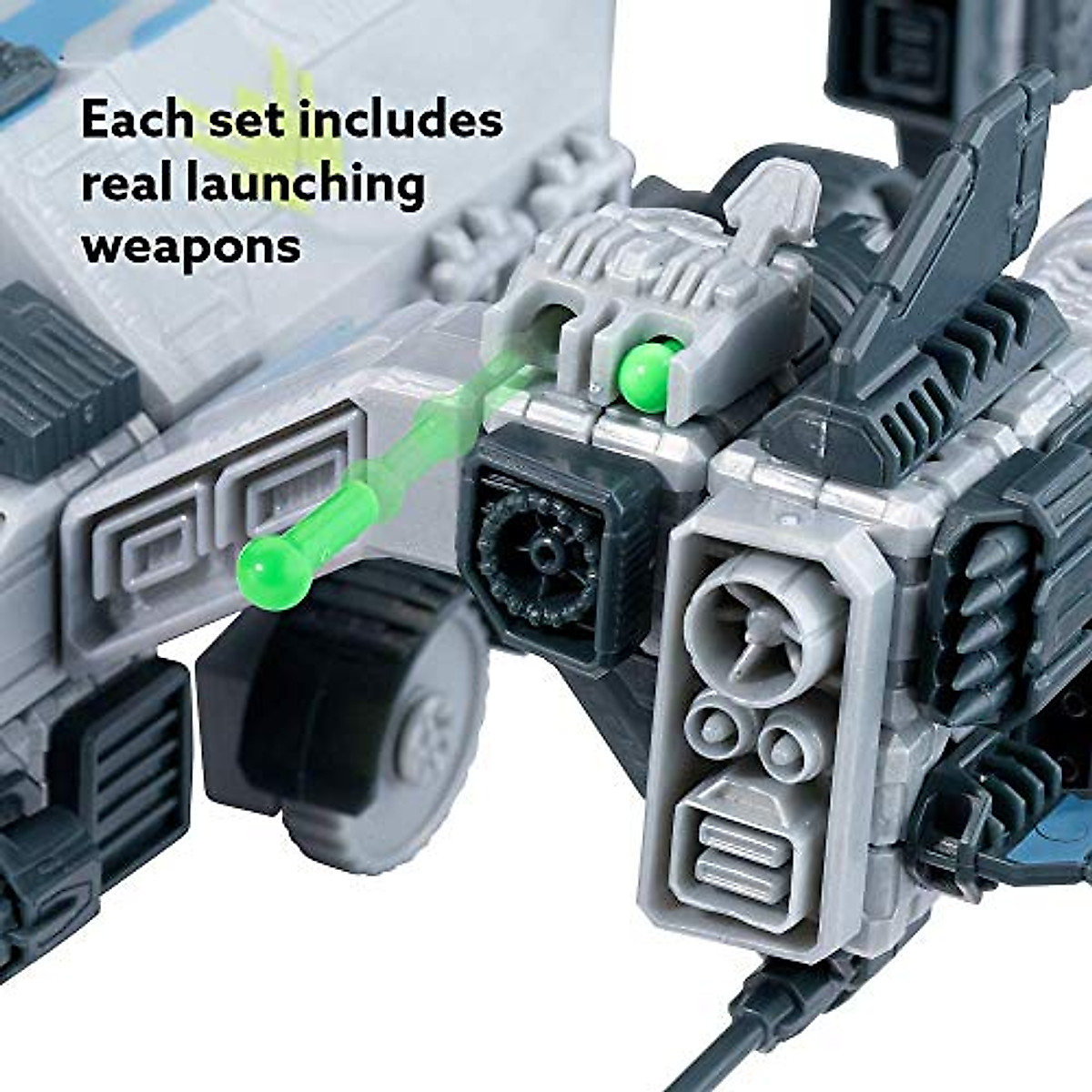 Snap Ships — Sabre XF-23 Interceptor — Construction Toy for Custom Building and Battle Play — Ages 8+