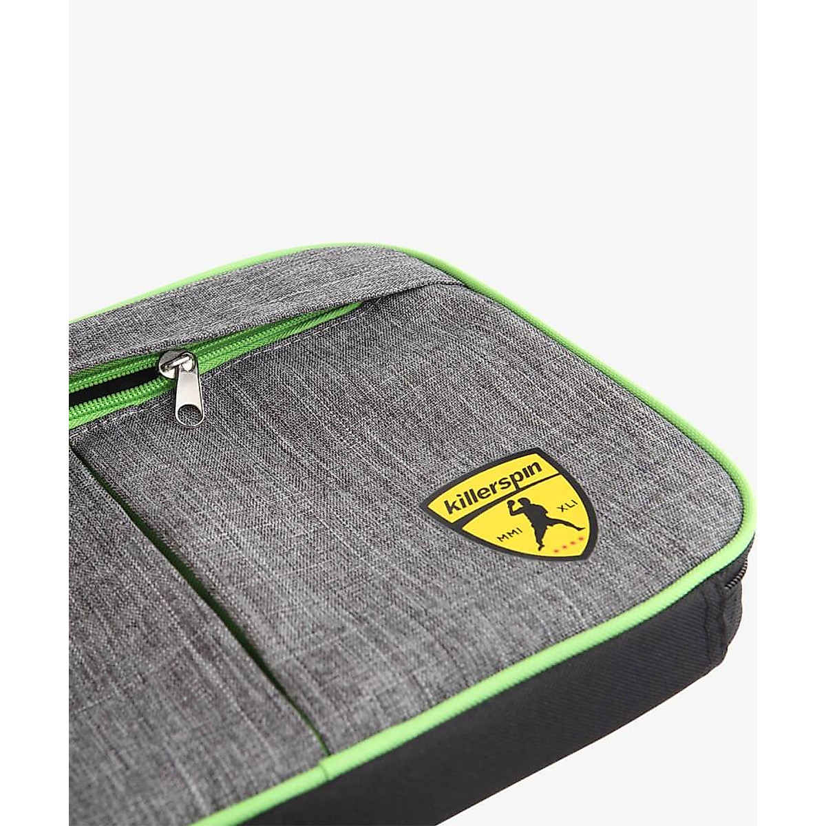 Killerspin Optima Ping Pong Paddle Carry Case| Padded Table Tennis Racket Cover| Reinforced Padded Polyester Bag for 2 Ping Pong Bats| Side Accessory Pocket for 8Ó Tablets| Protective Zipper Enclosure