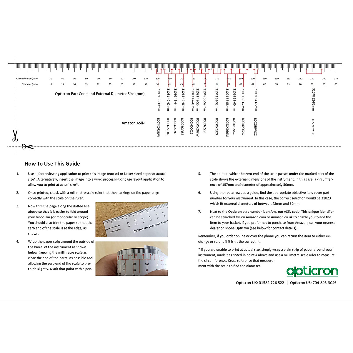 Opticron Rubber Objective Lens Covers 42mm OG L Pair fits models with Outer Diameter 52~53mm