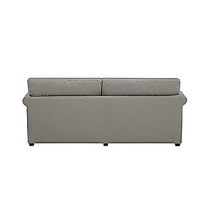 Amazon Brand – Stone & Beam Balkan Contemporary Rolled-Arm Sofa Couch, 91"W, Light Grey