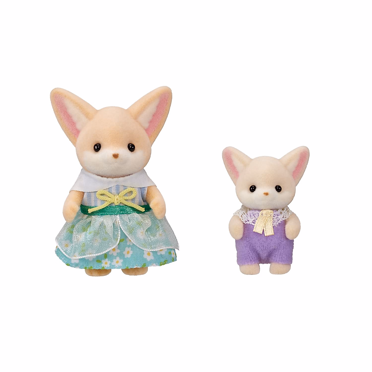 Calico Critters Sunny Picnic Set - Fennec Fox Sister & Baby, Doll Playset with Figures and Accessories