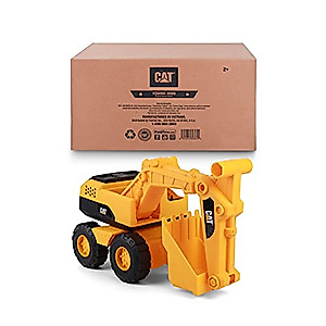 Cat Construction 15" Excavator | Super-Sized Kids Outdoor Toy | Real Working Parts & Articulated Parts | Ideal Toys for 3 Year Old Boys | CAT Construction Toys