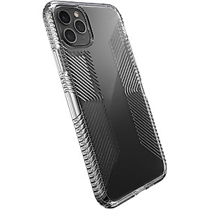 Speck Products Presidio Perfect-Clear with Grip iPhone 11 PRO Max Case, Clear/Clear (136509-5085)