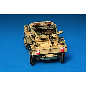 Miniart 1:35 Scale Dingo Mk 1b British Armoured Car w/ Crew Plastic Model Kit