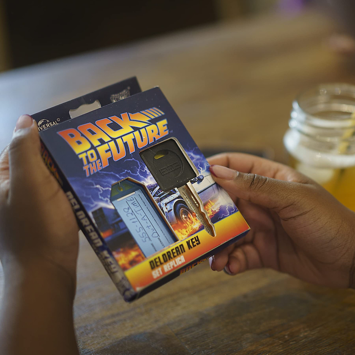 Doctor Collector Collectable Back to The Future Delorean Key Set Replica, Multicoloured