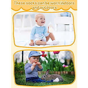 Jecery 50 Pairs Baby Cotton Socks Bulk Newborn Ankle Socks Unisex Baby Socks Stretch Socks for Baby Boys Girls,0-6 Months