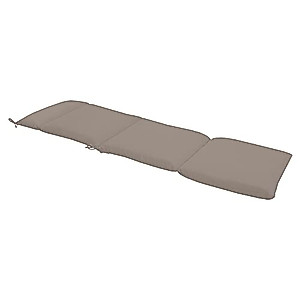 Decor therapy Outdoor Patio Taupe Chaise Cushion 21.5 in. x 72 in. x 4 in.