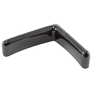 Caplugs 99190639 Plastic Angle Cap to Cover Metal 90 Degree Angle Frame Corners. VAC-1500X1500-8, Vinyl, Angle Frame Size 1.500" Metal Thickness .125" Height .500", Black (Pack of 180)