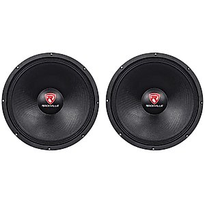 Rockville (2) RVW1500P8 3000w 15" Raw DJ Subwoofers 8 Ohm Subs 70OZ Magnet