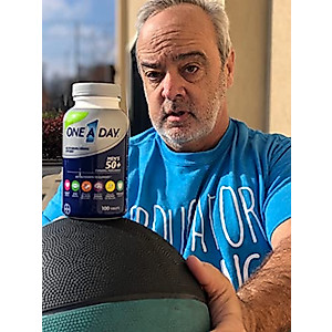 One A Day Men’s 50+ Healthy Advantage Multivitamin, Multivitamin for Men with Vitamins A, C, E, B6, B12, Calcium and Vitamin D, Tablet, 200 Count (Pack of 1)