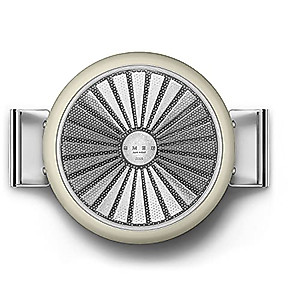 Smeg Cream 8-Quart 10-Inch Casserole Dish with Lid