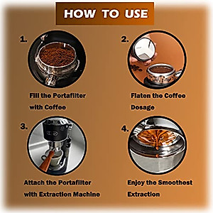 BLUCO 51mm Bottomless Portafilter - 3 Ear Bottomless Naked Portafilter - Fits DeLonghi Dedica EC680/EC685 and SMEG Coffee Machines - Included Filter Basket - Stainless Steel