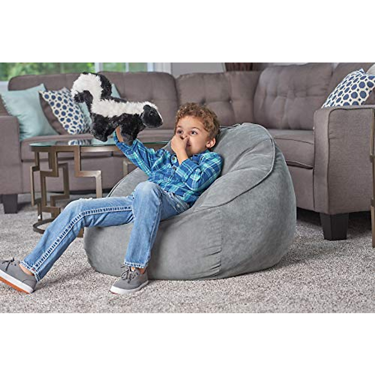 Wild Republic Skunk Plush, Stuffed Animal, Plush Toy, Gifts for Kids, Cuddlekins 12 Inches