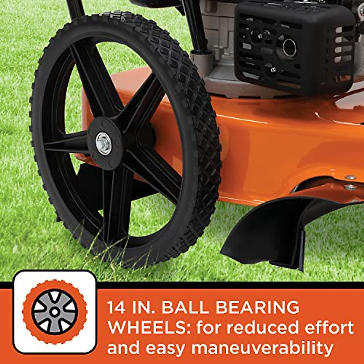 BLACK+DECKER 25A-26KF736 4-Cycle Gas Powered 22-Inch Walk-Behind High ...