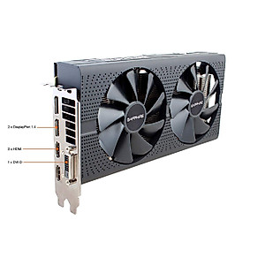 Sapphire Technology Sapphire Pulse Radeon RX 580 DirectX 12 11265-05-20T 8GB 256-Bit GDDR5 PCI Express 3.0 x16 CrossFireX Support ATX Video Card