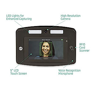 uAttend Touch-Free Voice Control and Facial Recognition Time Clock (DR2000)