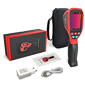 Infrared Thermal Imager, Thermographic Camera 320 x 240 Resolution Handheld Thermal Imaging Camera with 2.4 Inch Infrared Thermometer with Thermal Imagers Measuring Layout Tools (8GB TF Card)