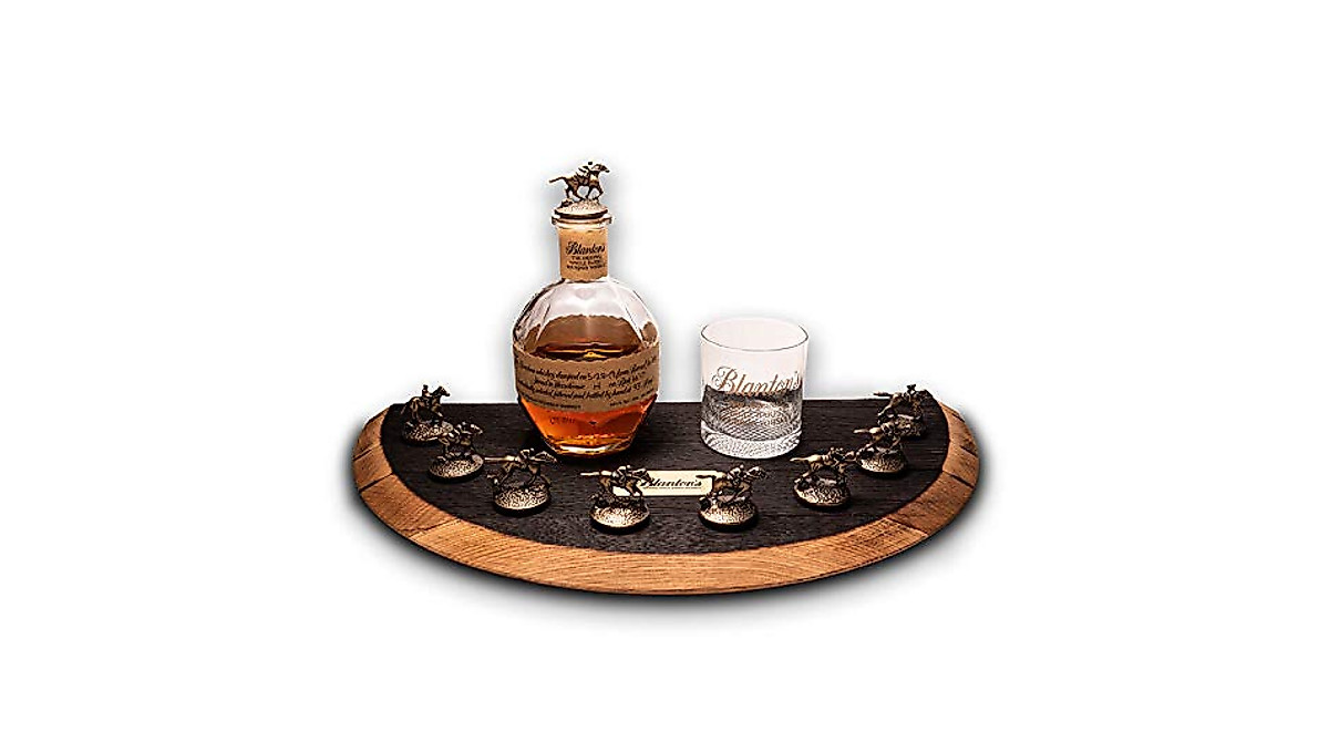 Blanton's Bourbon Half Barrel Head Stopper Display - Authentic Decor