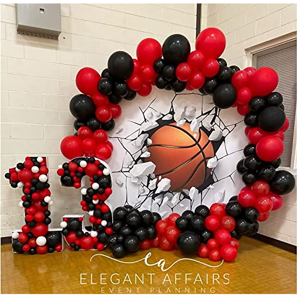 Styirl Black 100 Pcs Party Balloons (5/10/12/18 inch) for Birthday, Wedding, Graduation, Baby Shower, Bachelorette Party Decorations, Includes Curling Ribbon