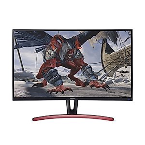 Acer ED273UR Pbidpx 27-inch Curved WQHD (2560 x 1440) 144Hz Gaming Monitor with AMD Radeon FreeSync Technology (Display Port, HDMI & DVI Ports)