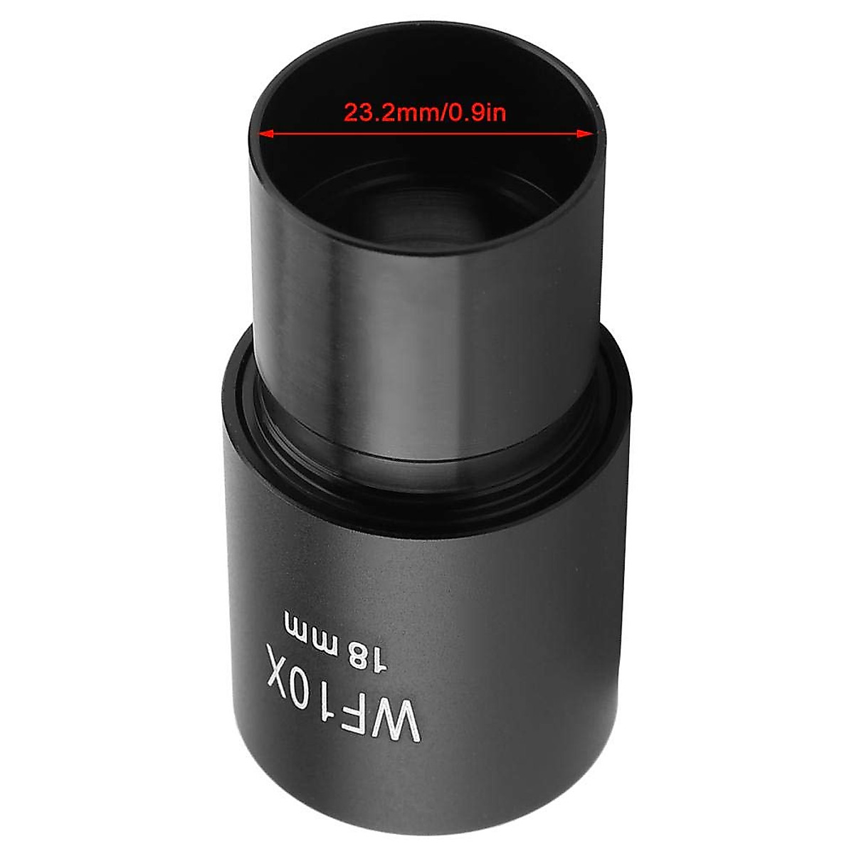 23.2mm Widefield Eyepiece, Bags & Cases Telescope Cases Optical Eyepiece DM-WF001 10X for Biological Microscopes