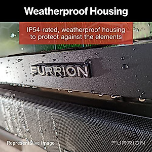 Aurora 43-Inch Partial-Sun 4K LED Outdoor Smart TV - Weatherproof HDR10 LED Outdoor Television with Anti-Glare, 750-Nit LED Screen, Tempered Glass, External Antennas for Partially Sunny Outdoor Areas