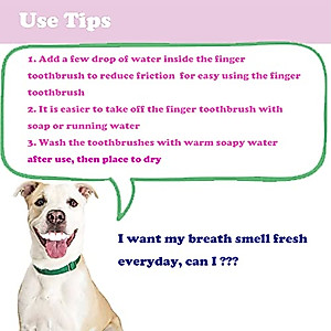 FadaStore 8 Units Pack Pet Finger Toothbrush for Dogs & Cats, Extra Soft Silicone Bristles Professional Dog Toothbrush & Cat Toothbrush, Easy Teeth Cleaning for Dog Dental Hygiene