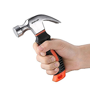 Spifflyer 8 oz Small Hammer Mini Hammer Nail Tool with Comfortable Soft Grip