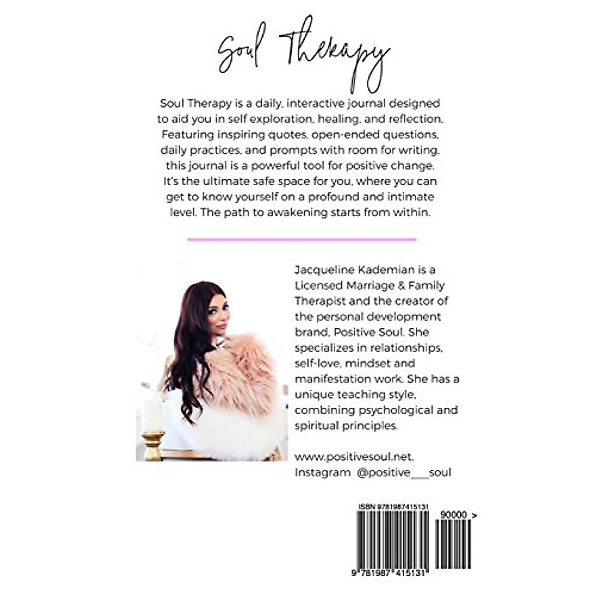 Soul Therapy: A 365 day journal for self exploration, healing and reflection