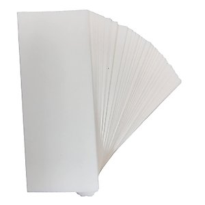 PLAFOPE 500pcs Paper Instruments for Kids Embossed Student Neutral Cotton White Food