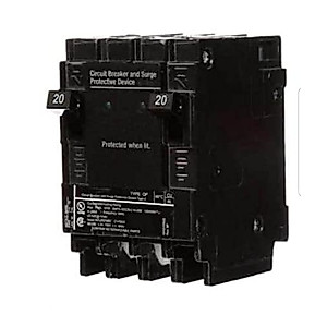 QSA2020SPDP, SIEMENS, 40892280784, SURGE (2)20A 1P 120V BREAKERS AND SPD