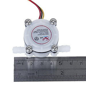 Tiuimk High Precision Flow Meter for RO Water Purifier and Coffee Machine, Pulse Flow Sensor
