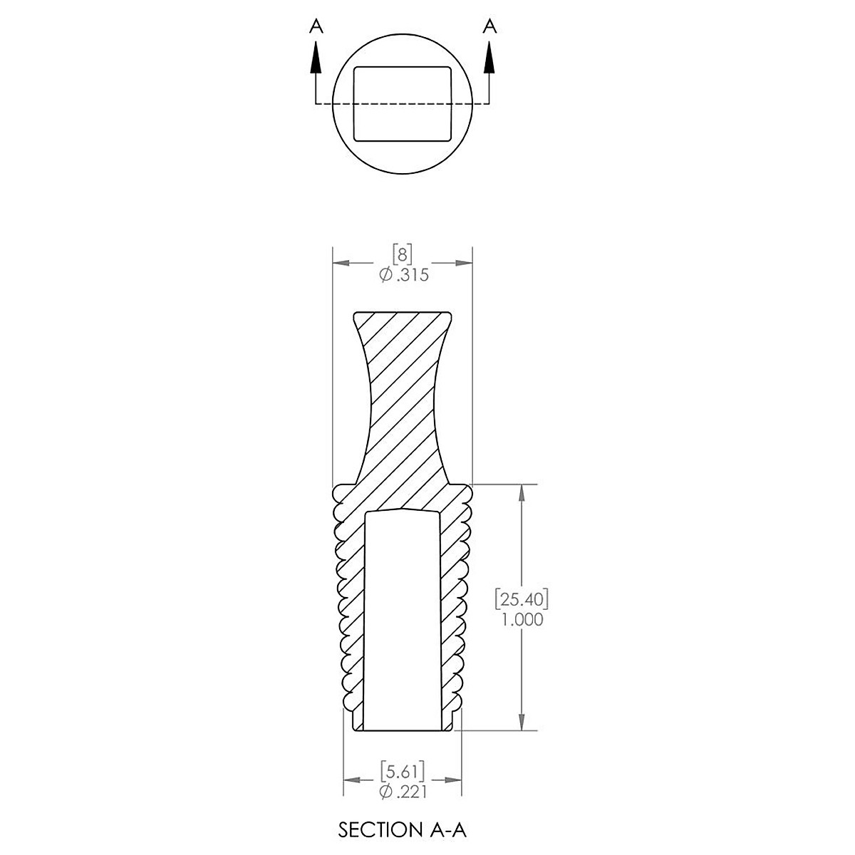 Caplugs SH-31658 Masking NBR Flangeless Plug. to Plug Min 0.221" Max 0.315" Height 1" FP00312, Nitrile, to Plug Mini 0.221" Medium 0.315" Height 1", Black