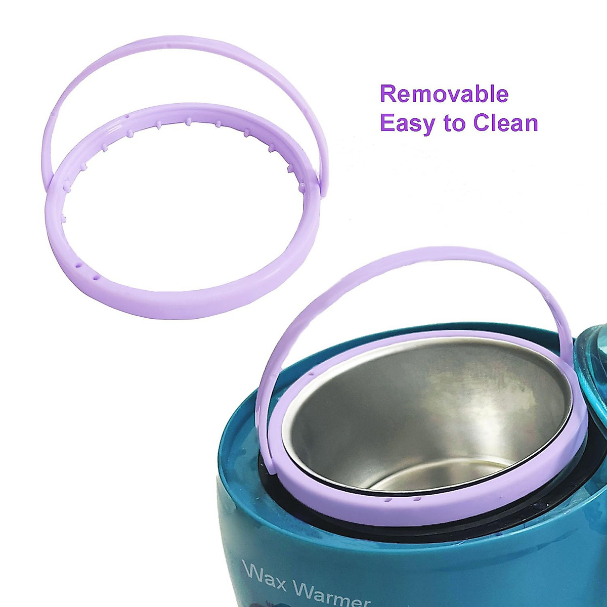 FIGHTART wax pot replacement for wax warmer liner aluminum inner pot tin container 14oz hair removal remover waxing