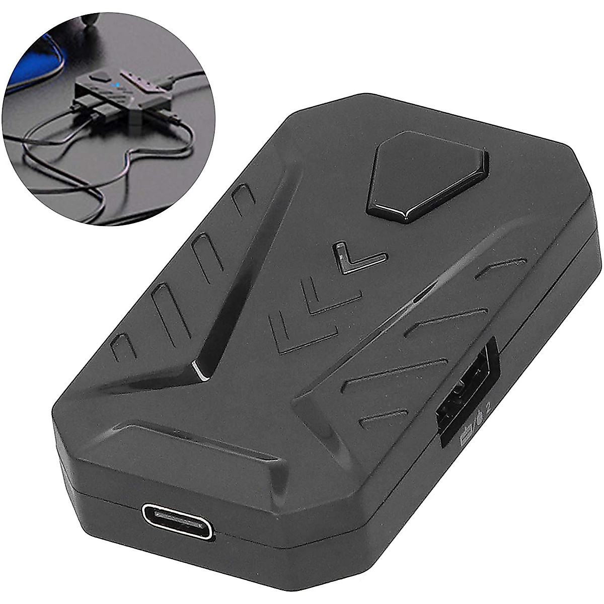 Wedorat Game Console Keyboard and Mouse Adapter, Game Controllers Keyboard and Mouse Converter OTG Adapter, Programmable Zero Delay Keyboard Adapter for PS3/PS4/PS5/Xbox360/Xbox ONE