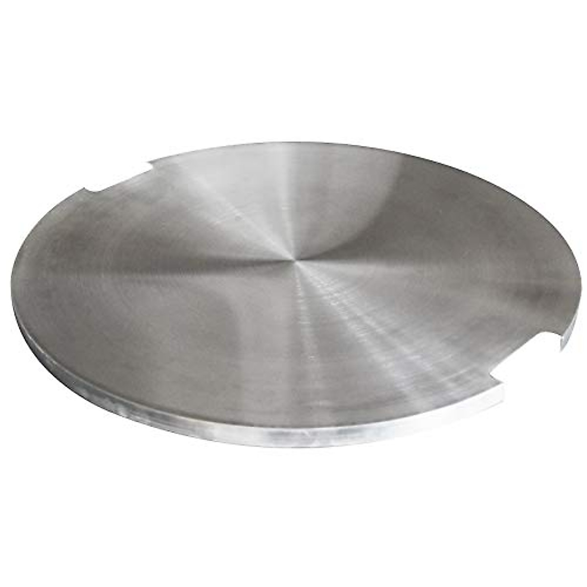 Elementi Stainless Steel Outdoor Metropolis Pit Table Round 21 x 21 x 1 inches Grill Fire Ring Lid Firepit Accessory Cover